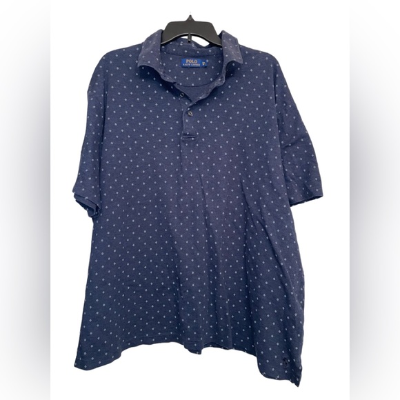 Shirts | Polo Ralph Lauren Mens 3xb Navywhite Polo Short Sleeve Shirt ...